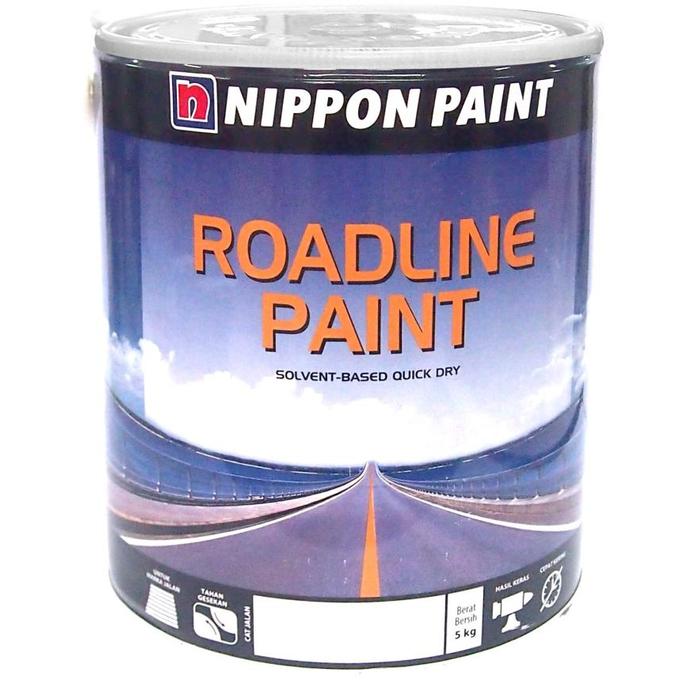 Jual Cat marka jalan parkir garis kuning putih aspal roadline nippon ...