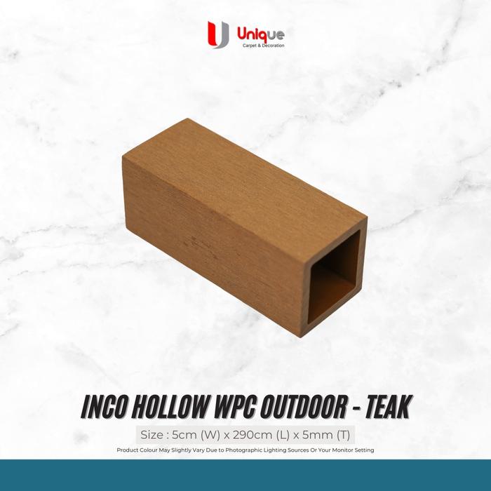 Jual Hollow WPC Outdoor Partisi INCO 5x5cm / Partisi Fasad Depan 5x10 ...