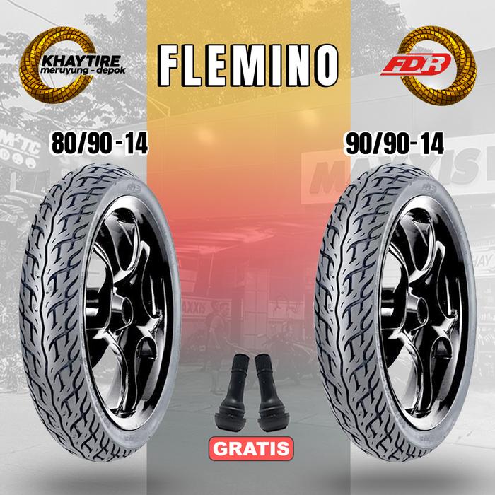 Promo Paket Ban Motor Matic // FDR FLEMINO 80/90 - 90/90 Ring 14 ...