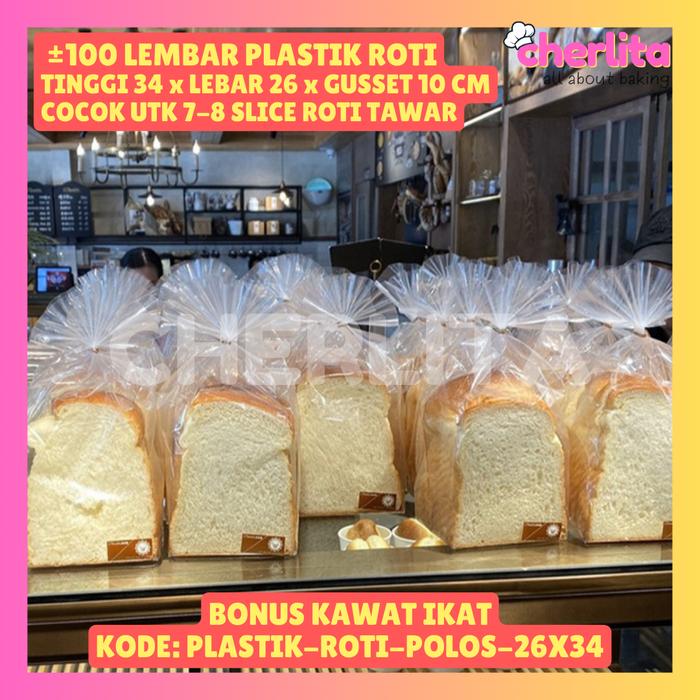 Jual Plastik Roti Toast Slice Roti Tawar Kantong Packaging Estetik ...