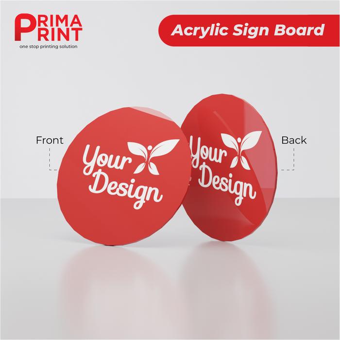 Jual Papan Akrilik Sign Board Usaha Merek Custom Print UV Full Colour ...