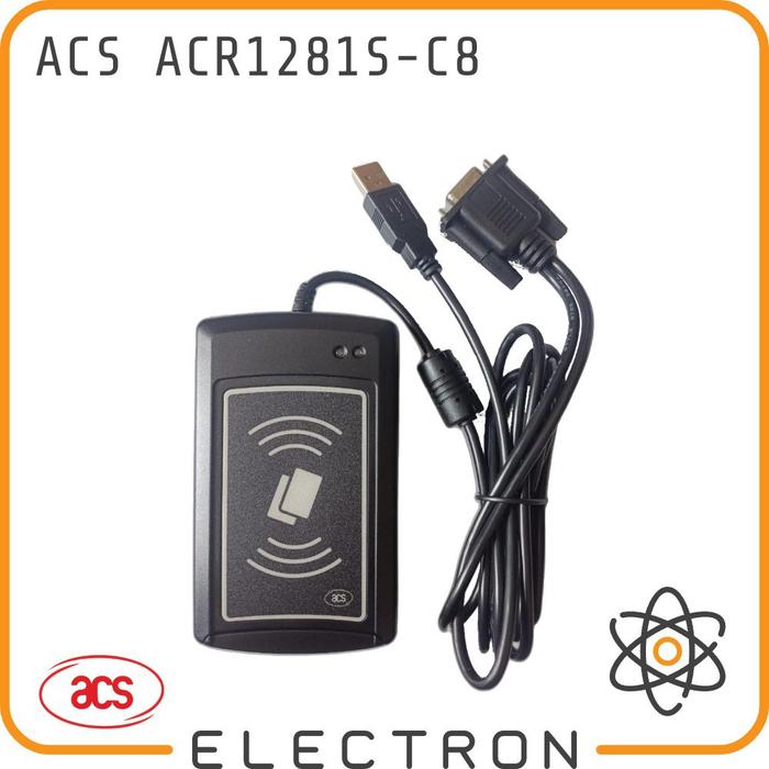 Jual ACR1281S-C8 ACR120S ISO 14443 13.56MHz RFID Reader Writer ACR120 ...