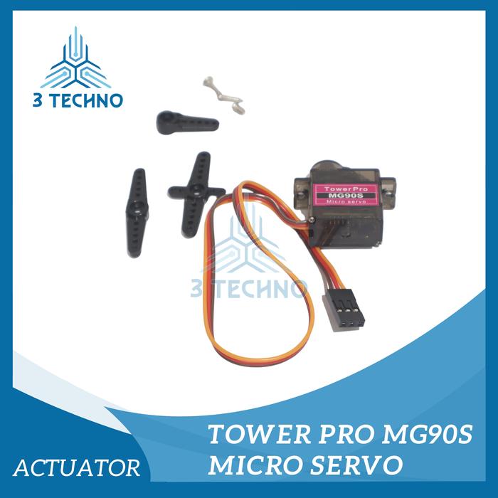 Jual TOWER PRO MICRO SERVO MG90S MG-90S METAL GEAR WITH BRACKET SERVO ...