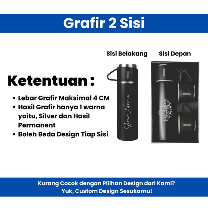 Promo Tumbler Set Termos Vacuum Flask Set Botol Minum Custom Stainless ...