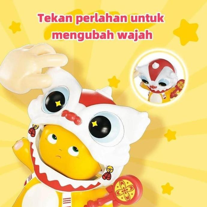 Jual [READY]Mainan Nailong Kuning Gantungan Kunci Bisa Berubah Wajah ...