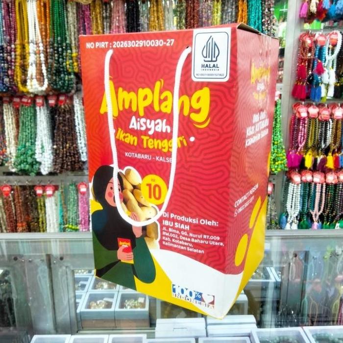 Jual Amplang Meilan Kerupuk Ikan Tenggiri 1 Box Isi 10Pcs - AISYAH ...