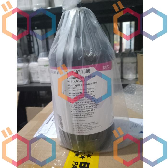 Jual Hydrogen Peroxide 30% / H2O2 / Hidrogen Peroksida 500 mL Merck ...