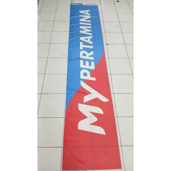 Jual Cetak umbul umbul pertamina spbu pom bensin pertamax pertamina dex ...