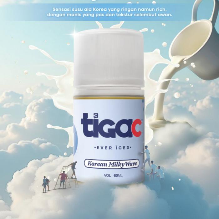 Jual Tigac Korean Milky Wave 60ML by Tigac / Liquid TigaC Ever Iced ...
