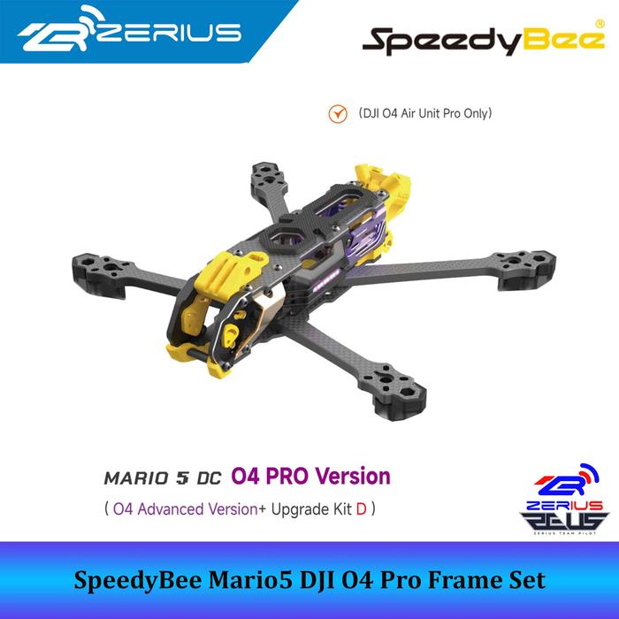 Jual SpeedyBee Mario 5 DJI O4 Pro Frame Set 5inch Mario5 O4 Pro Frame ...