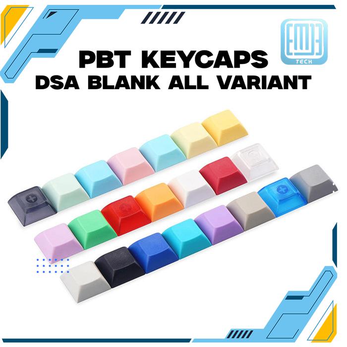 Jual DSA Blank Keycaps PBT Mechanical Keyboard Cap Homing Blind Penanda ...