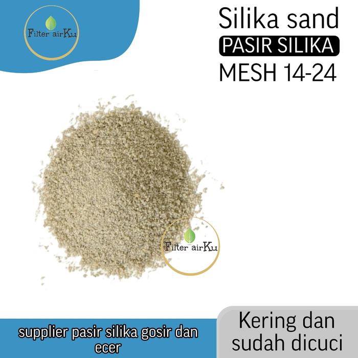 Jual Silika | Silica Sand | Pasir Kuarsa | Pasir silika ukuran mesh 14 ...