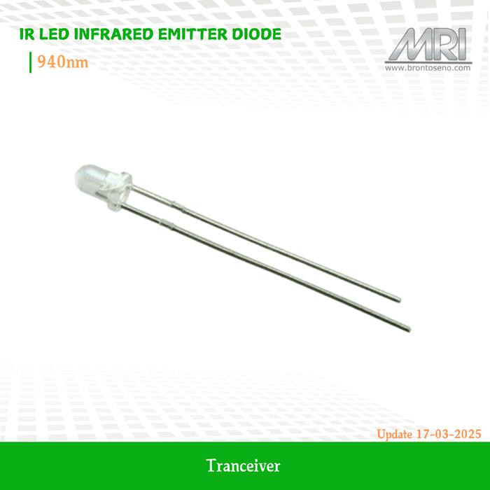 Jual IR LED Infrared 3mm 940nm Receiver or Emitter Diode - Emitter ...