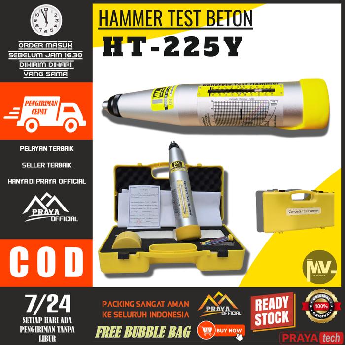 Jual CONCRETE HAMMER TEST ( ALAT TES UJI TEKAN BETON ) KEKUATAN FC MPA ...