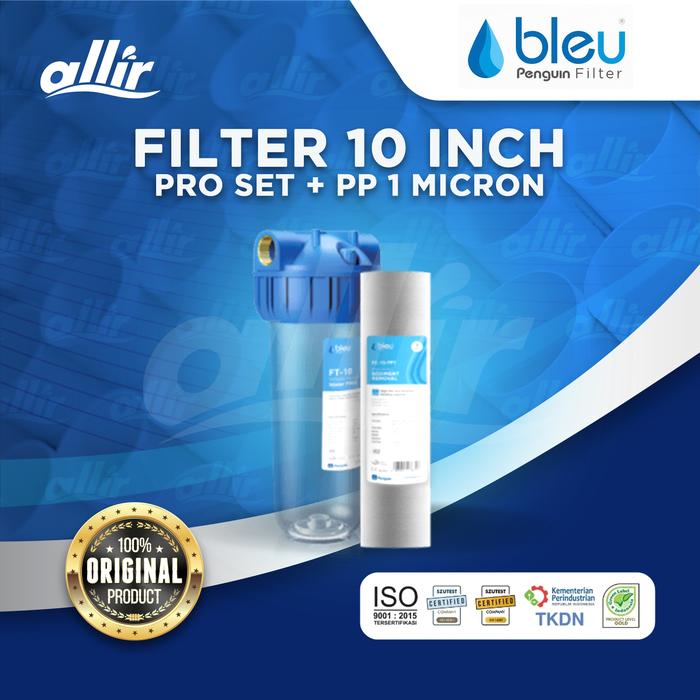 Jual Allir - Penguin Filter 10 Inch Pro Set + PP 1 Micron Penyaring ...