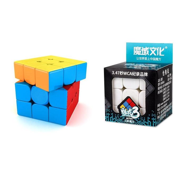 Jual Rubik 3X3X3 Moyu Mei Long Magic Cube 3X3 Speed Cube 3X3 Puzzle ...