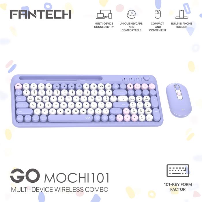 Promo Fantech GO MOCHI 80 65 Combo Set Keyboard Mouse Wireless ...