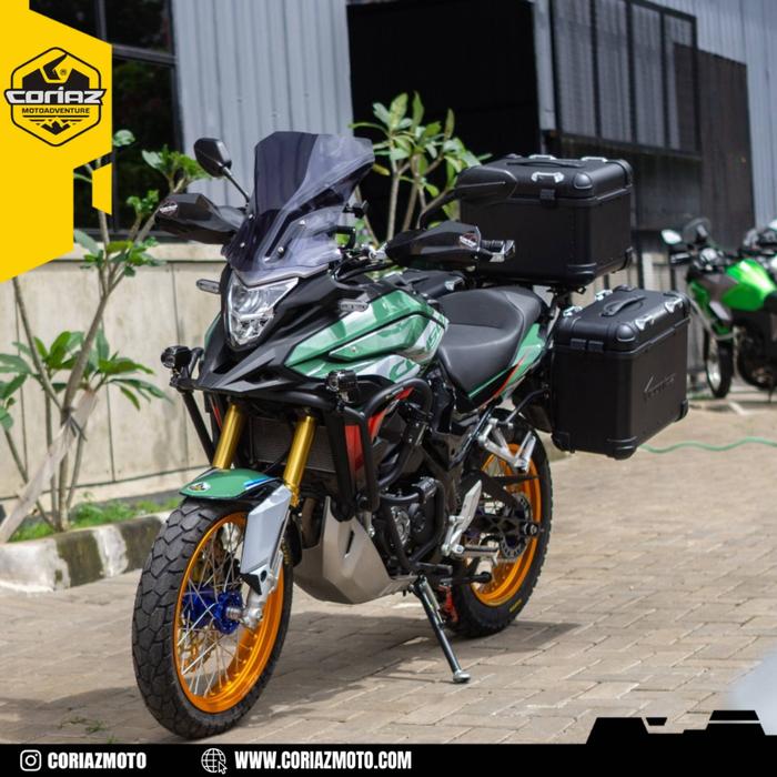 Jual Paket Side Rack Heavy Duty dan Side Box Coriaz Honda CB150X - Side ...