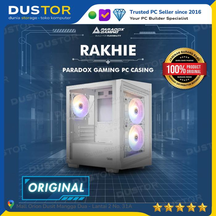 Promo PARADOX GAMING RAKHIE Micro ATX PC Casing Cicil 0% 3x - Jakarta ...