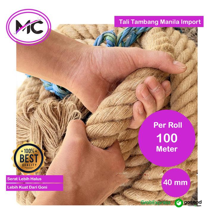 Jual Tali Tambang Manila Per Roll Ukuran Besar Sedang Kecil Tali Tampar ...