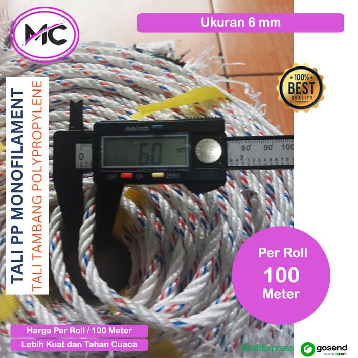 Jual Tali Tambang PPD Per Roll Ukuran 6mm 8mm 10mm 12mm Tali Tambang ...