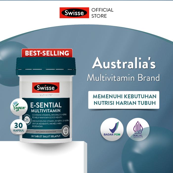 Promo Swisse Ultivite E-sential Multivitamin - Suplemen Daya Tahan ...