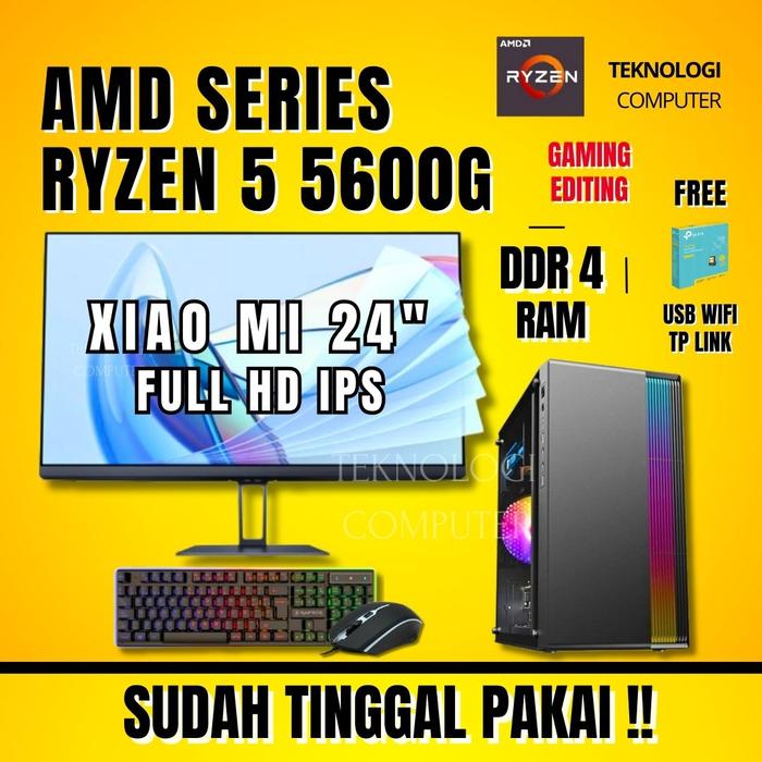 Jual AMD Ryzen 5 G 5600G ‖ PC Gaming Editing ‖ CPU Rakitan Komputer ...