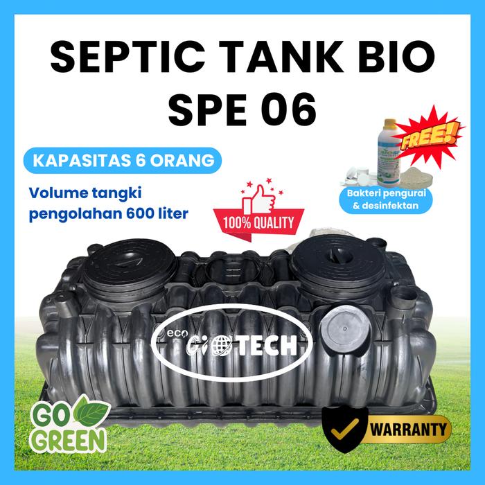 Jual Septic Tank Bio Tipe SPE Bahan Plastik HDPE Volume Tangki 600 ...