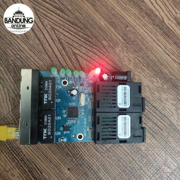 Jual ready stock Fiber Switch Media Converter 2FO 3FO 4FO 6FO RJ45 ...