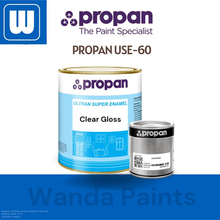 Jual PROPAN ULTRAN SUPER ENAMEL USE 60 PU Top Coat Clear Gloss (1 LITER ...