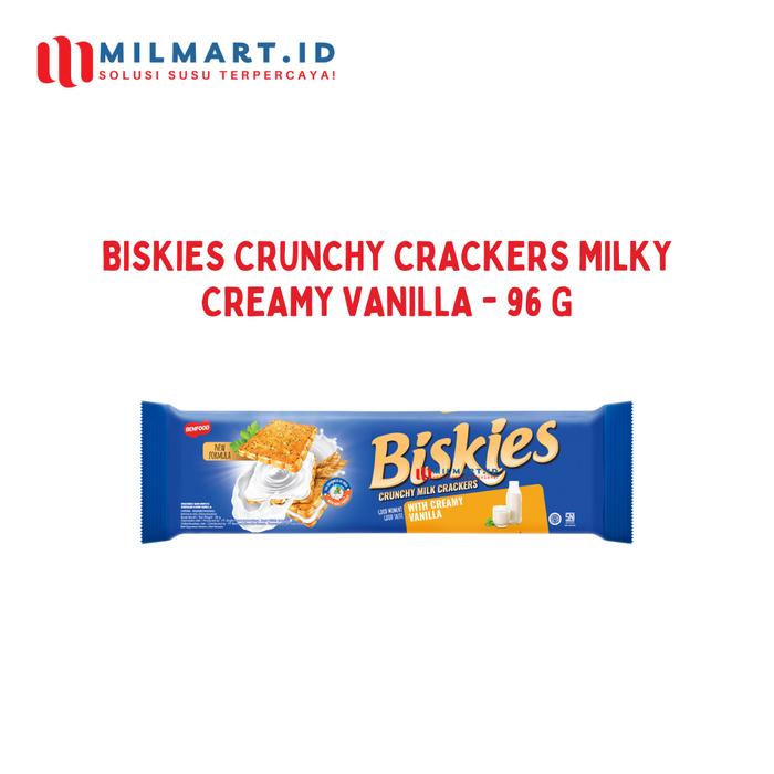 Jual BISKIES CRUNCHY MILK CRACKERS SANDWICHI BISKUIT RASA CHOCOLATE ...