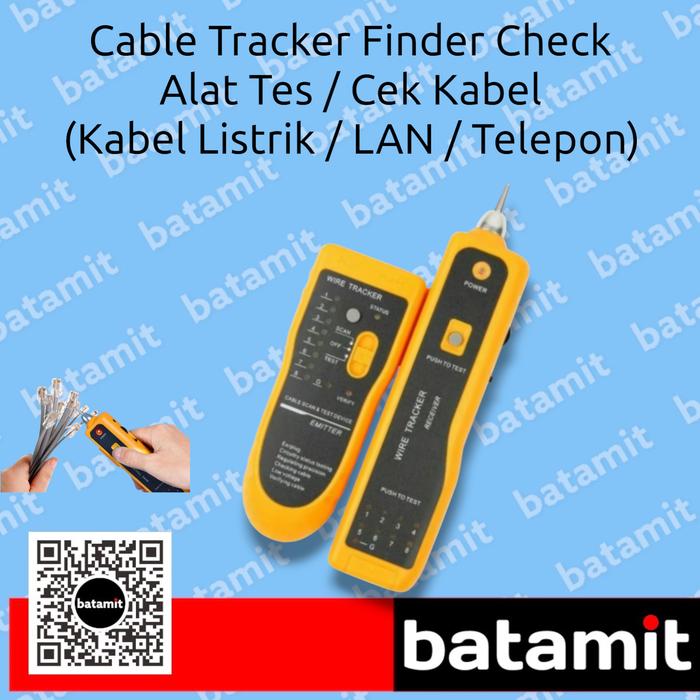 Jual Alat Cek Test Kabel Jaringan LAN RJ45 Tester Wire Tracker Finder ...