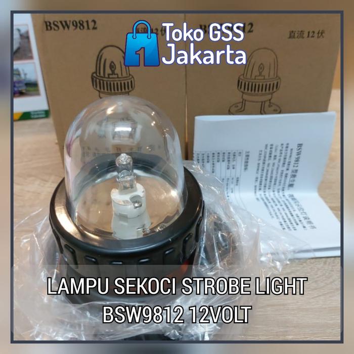 Jual LAMPU LIFERAFT SEKOCI BOAT STROBE LIGHT 12VOLT LED IP68 3W ...