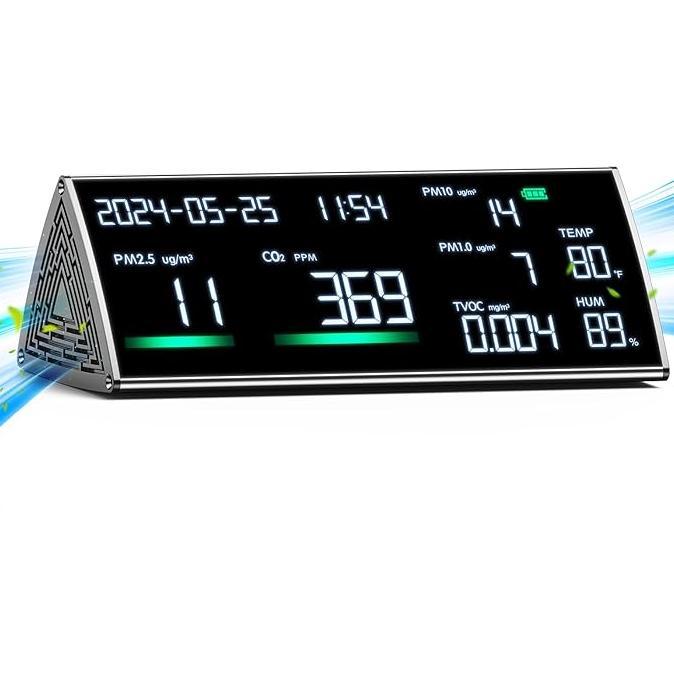 Jual Monitor Udara Dalam Ruangan 12 In 1 Penguji Udara Permukaan Logam ...
