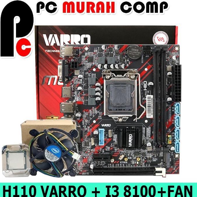 Jual [DISC] PAKET MOBO H110 VARRO NEW PLUS PROCESSOR I3 8100/I3 9100 ...