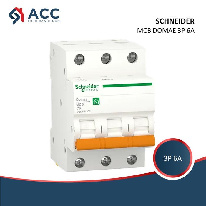 Jual SCHNEIDER MCB DOMAE 3P 6A 10A 16A 20A 25A 32A 40A 63A - 3P 25A - Kota Depok - Toko Bangunan ...