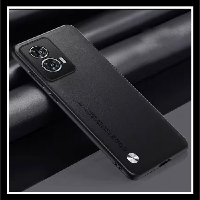 Jual Case For Motorola Moto G45 5G Vegan Plain Leather CODE Original ...