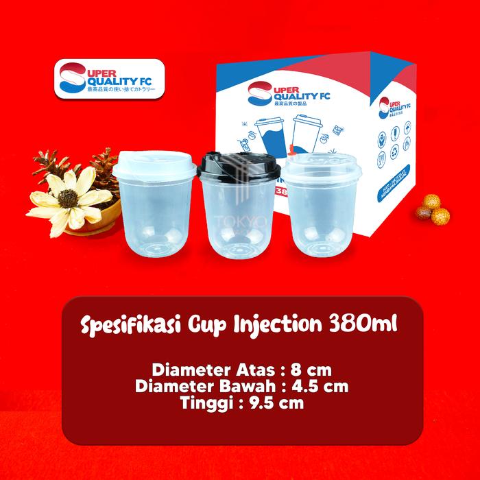 Promo PP Cup Injection Oval 380ml 12oz & Datar 500ml 16oz & 700ml 24oz ...