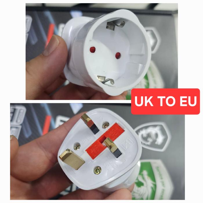 Jual COLOKAN UPS DENGAN GROUNDING, UK TO EU OR EU TO UK, SNI TO ...