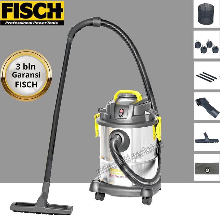 Jual Mesin Vacuum Cleaner Basah Kering Blow 3 in 1 Fisch 850 Watt ...