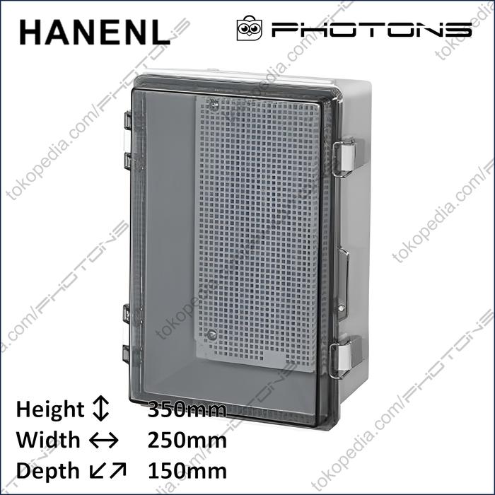 Jual Plastic Electrical Box Waterproof IP67 With Stainless Steel Hinge ...