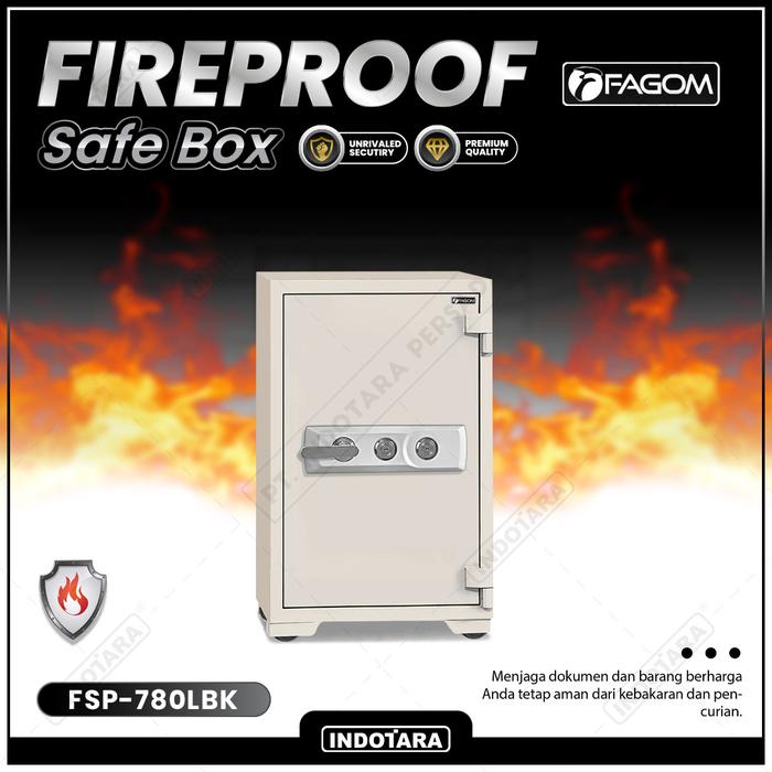 Promo FAGOM Brankas Besi Anti Api Manual - With Double Key Lock - FSP ...