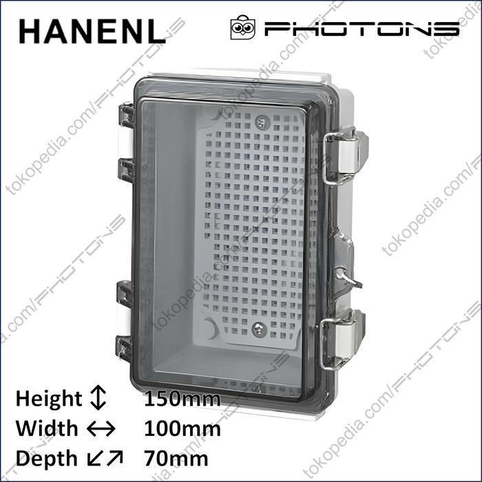 Jual Plastic Electrical Box Waterproof IP67 With Stainless Steel Hinge ...