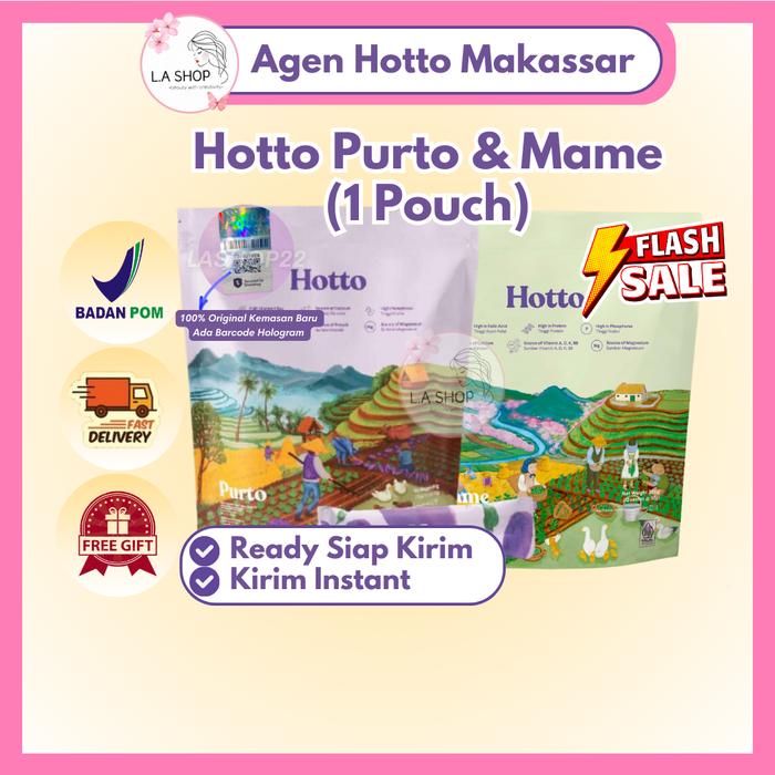 Jual Hotto Purto Makassar Multigrain 1 Pouch 16 Sachet Ubi Ungu - Kota ...
