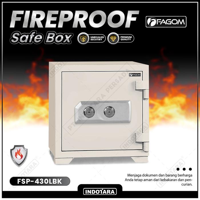 Promo FAGOM Brankas Besi Anti Api Manual - With Double Key Lock - FSP ...