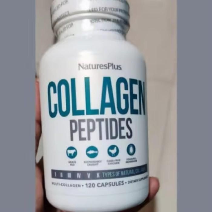 Jual NaturesPlus Collagen Peptides 120 Kapsul - Collagen Type I II III ...