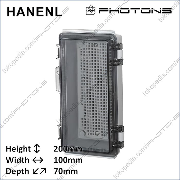 Jual Plastic Electrical Box Waterproof IP67 With Stainless Steel Hinge ...