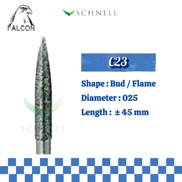 Jual FALCON Diamond Bur Lab / Dental Burs / Mata Bur Bor / Tekniker ...