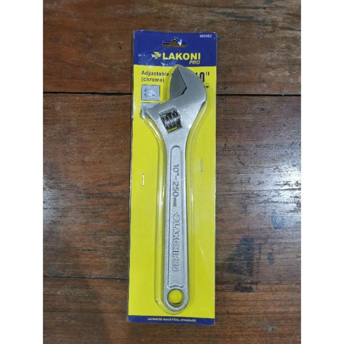 Jual Kunci Inggris Ukuran 10 Inch Adjustable Wrench Universal Chrome ...