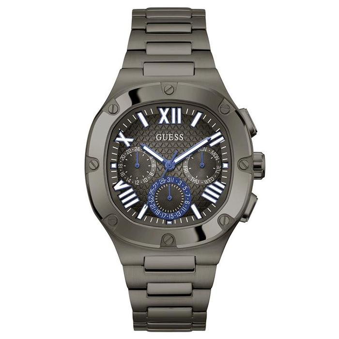 Jual [BEST QUALITY] GUESS GENTS WATCH HEADLINE GUNMETAL - GW0572G5 ...